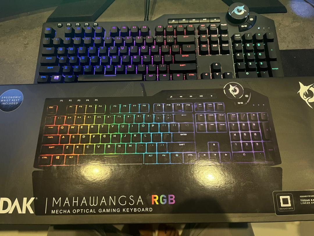 Gaming Mechanical RGB Keyboard Todak Mahawangsa (Black Switch ...