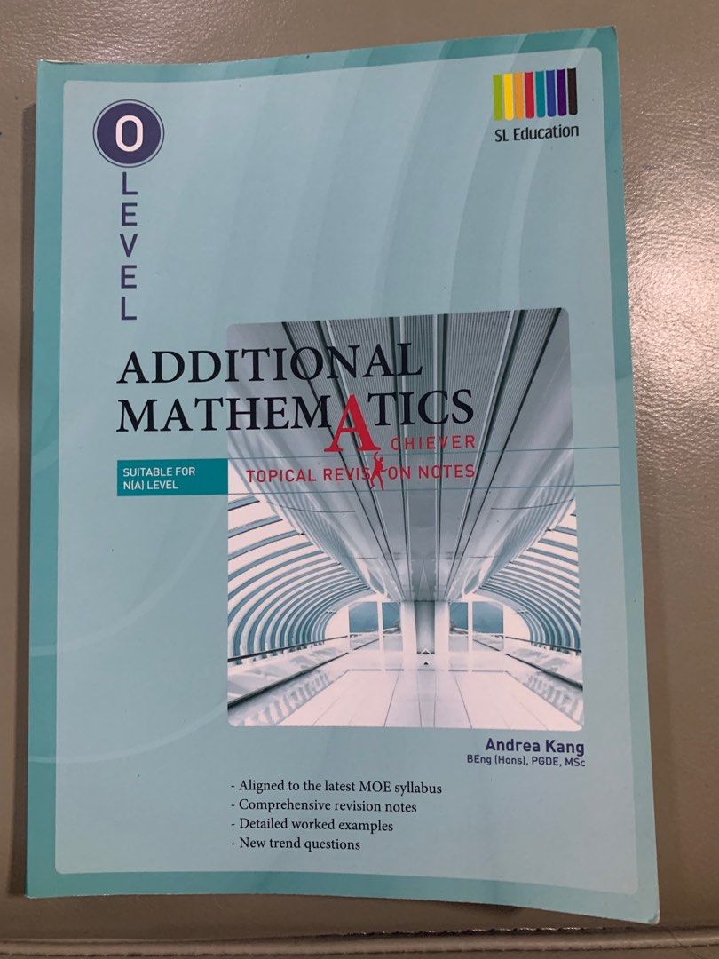 GCE O Level Additional Mathematics Revision notes, Hobbies & Toys ...