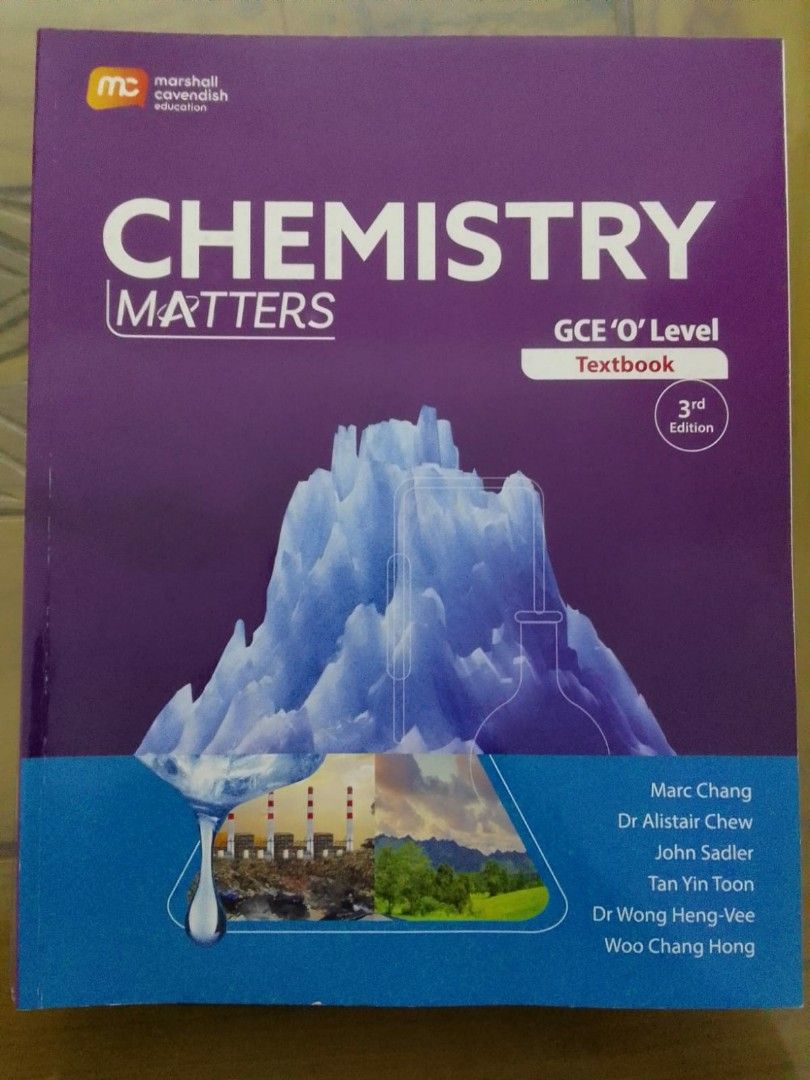 GCE O level Chemistry Matters Textbook, Hobbies & Toys, Books ...