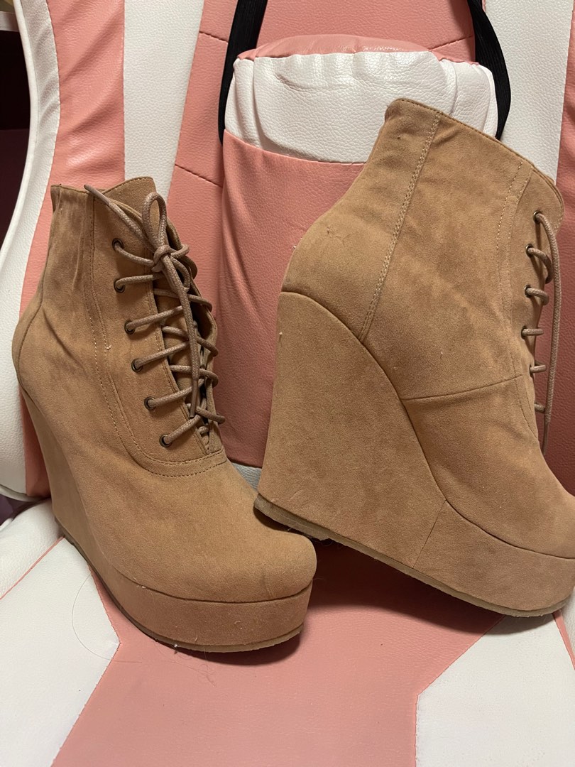 GIBI SHOES - HIGH BOOTS COFFEE COLOR, Women's Fashion, Footwear, Boots ...