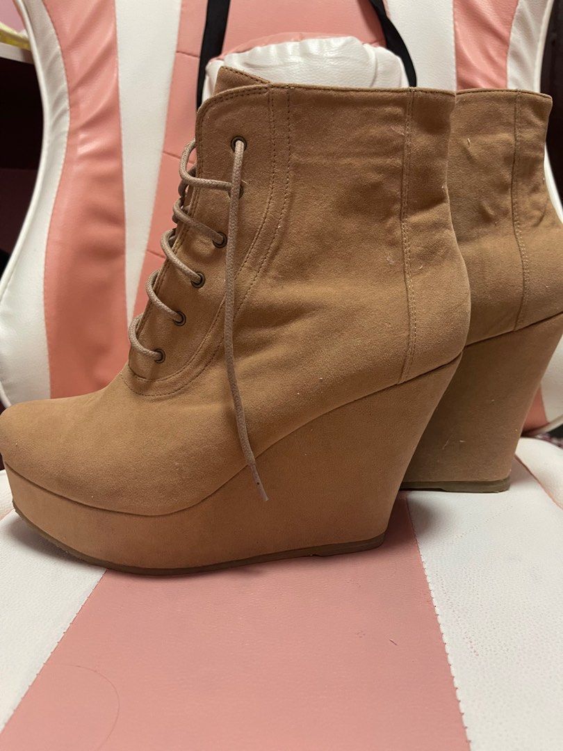 GIBI SHOES - HIGH BOOTS COFFEE COLOR, Women's Fashion, Footwear, Boots ...