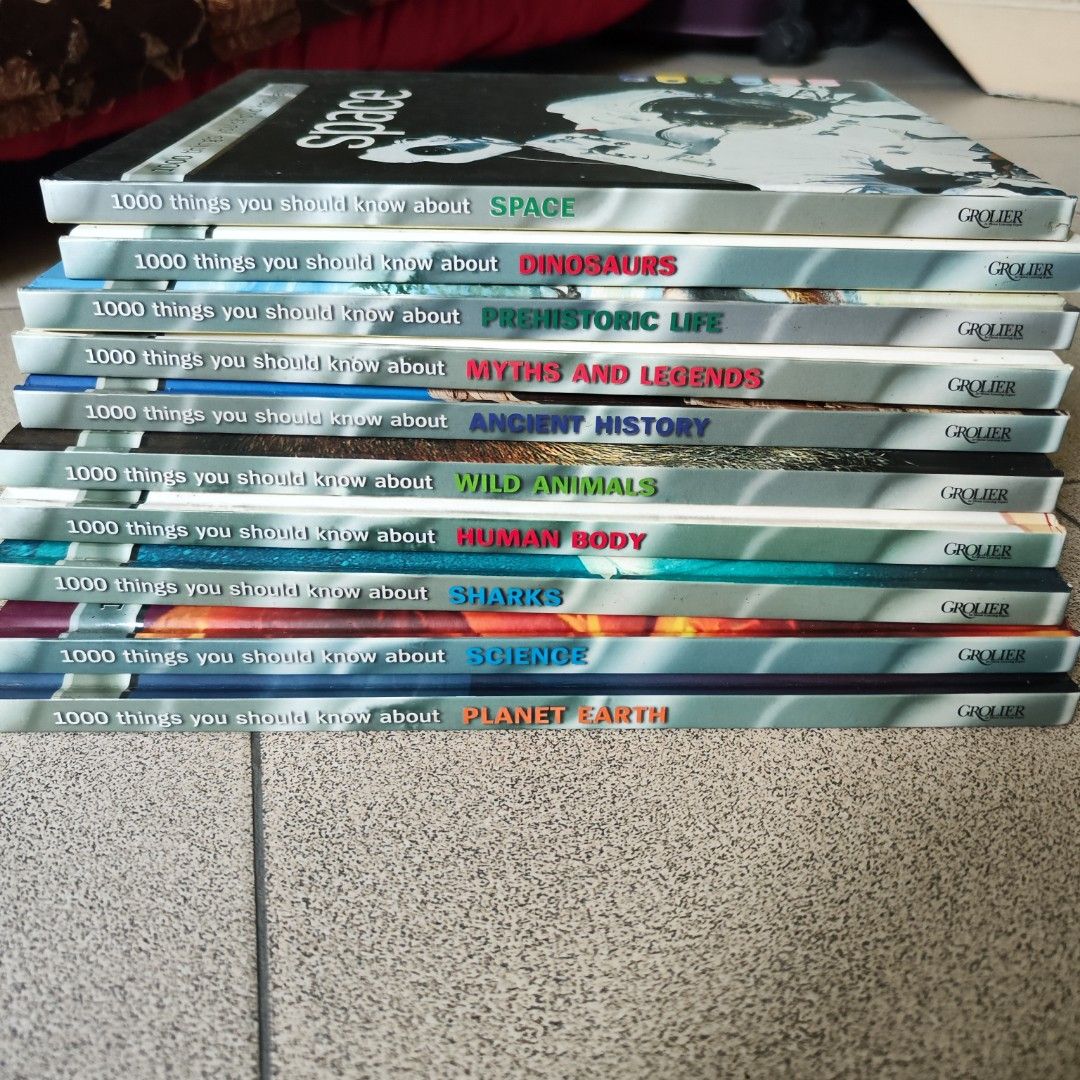 GROLIER 1000 Things You Should Know About, Hobbies & Toys, Books ...