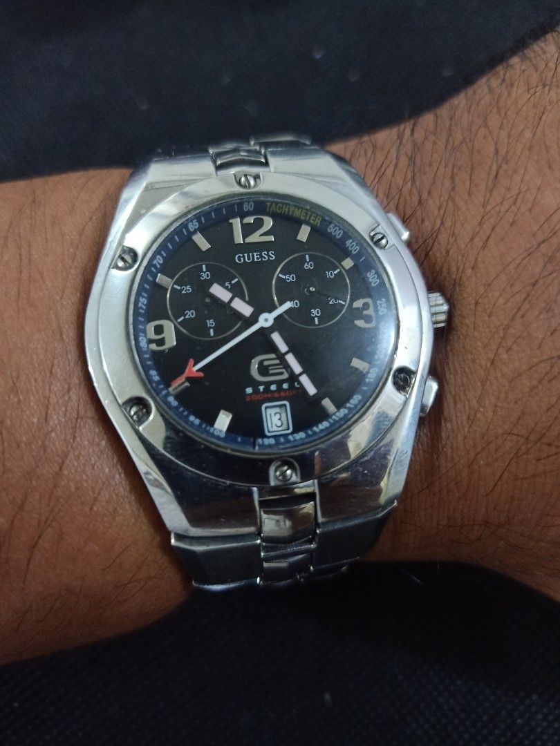 Guess pilot chronograph, Men's Fashion, Watches & Accessories, Watches ...