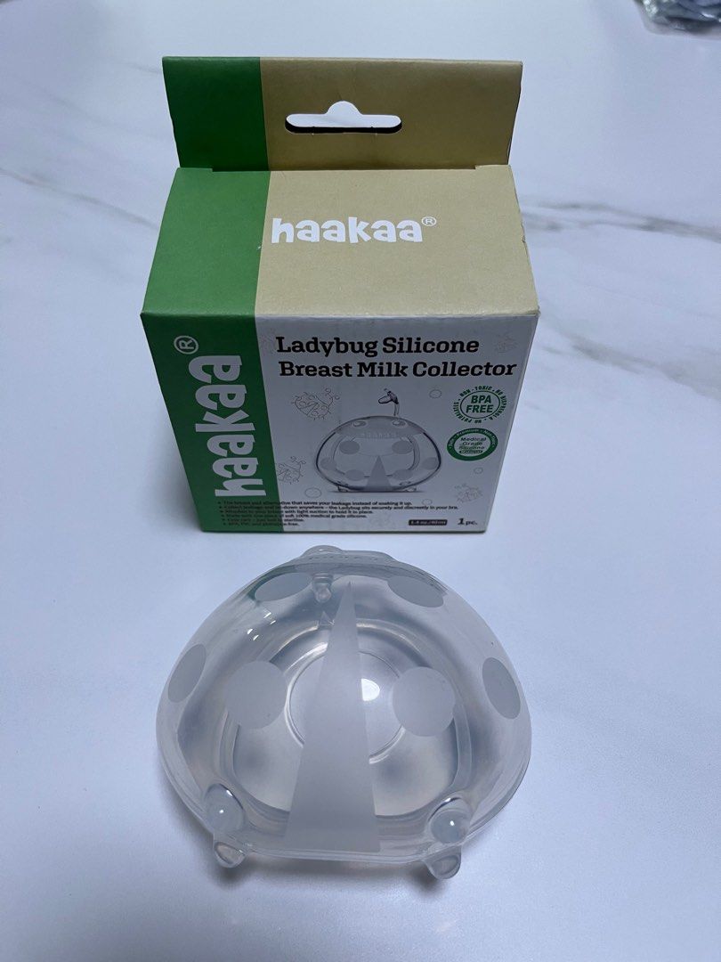 Haakaa ladybug milk collector, Babies & Kids, Nursing & Feeding ...