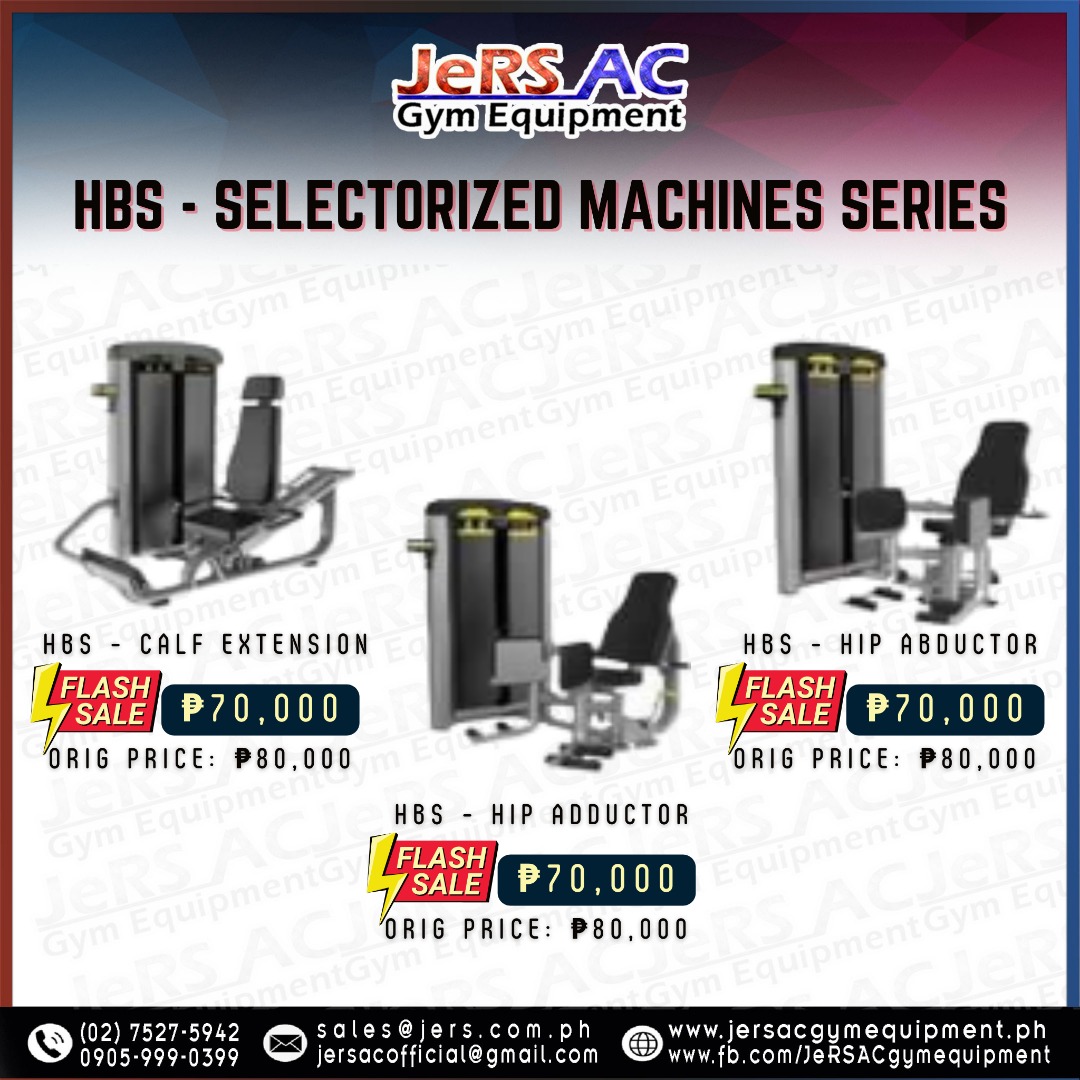 HBS - Selectorized Machines Series, Sports Equipment, Exercise ...