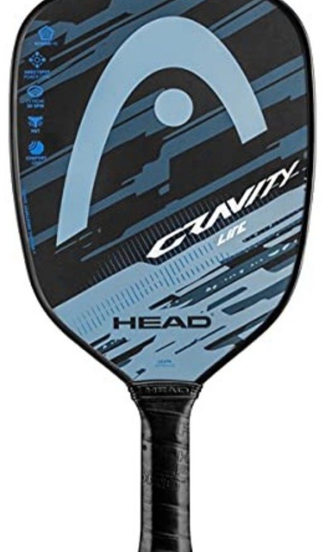 HEAD Graphite Pickleball Paddle - Gravity Paddle with Sweetspot Power Core & Comfort Grip ...