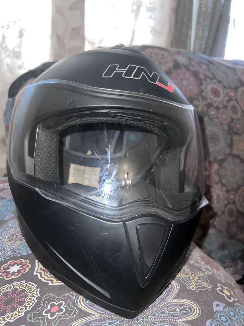 HNJ Modular Helmet - Used but good condition, Motorbikes, Motorbike ...