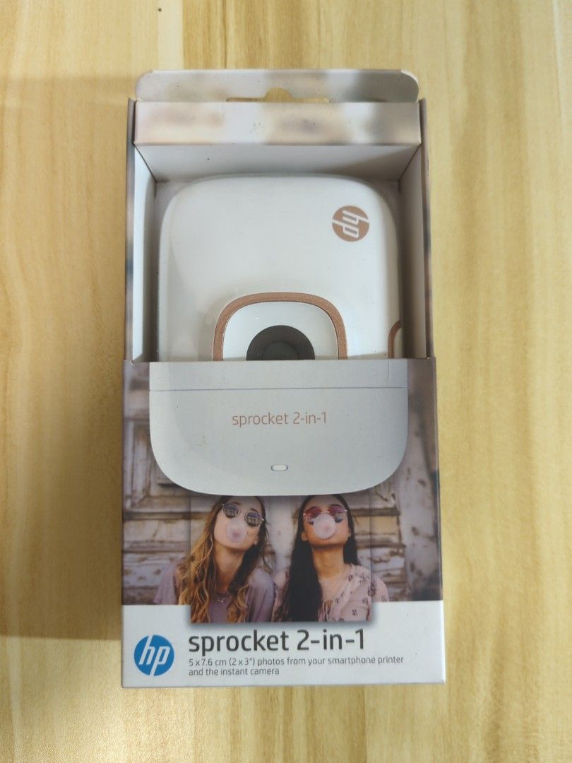 HP Sprocket 2-in-1 Camera Printer, Computers & Tech, Printers, Scanners ...