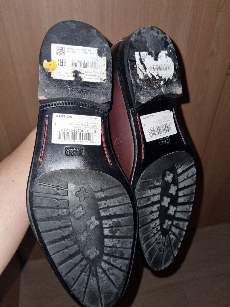 Hugo Boss Leather Shoes, Men's Fashion, Footwear, Dress Shoes on Carousell