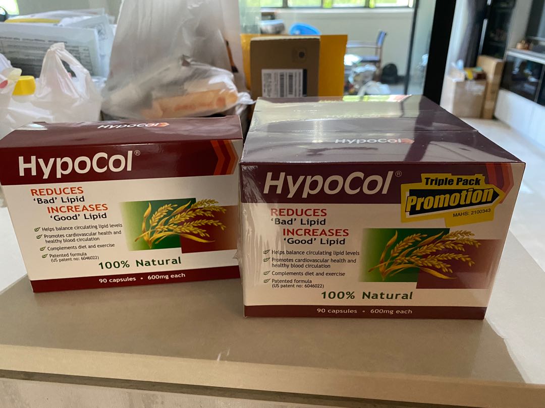 Hypocol Triple Pack (1 box FOC), Health & Nutrition, Health Supplements ...