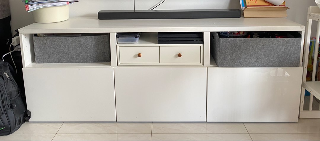 IKEA Besta Tv console, Furniture & Home Living, Furniture, TV Consoles ...