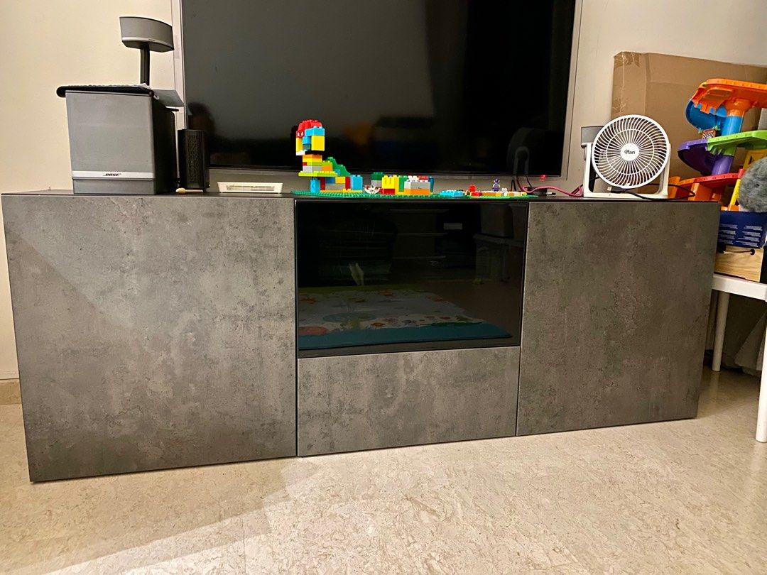 Ikea Besta tv console, Furniture & Home Living, Furniture, TV Consoles ...