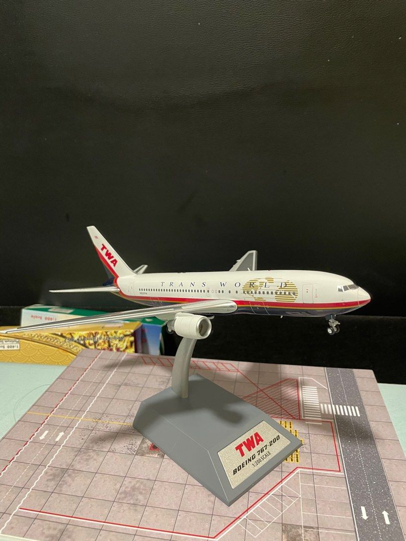Inflight 200 1/200 TWA 767-200 special livery N603TW full metal diecast ...
