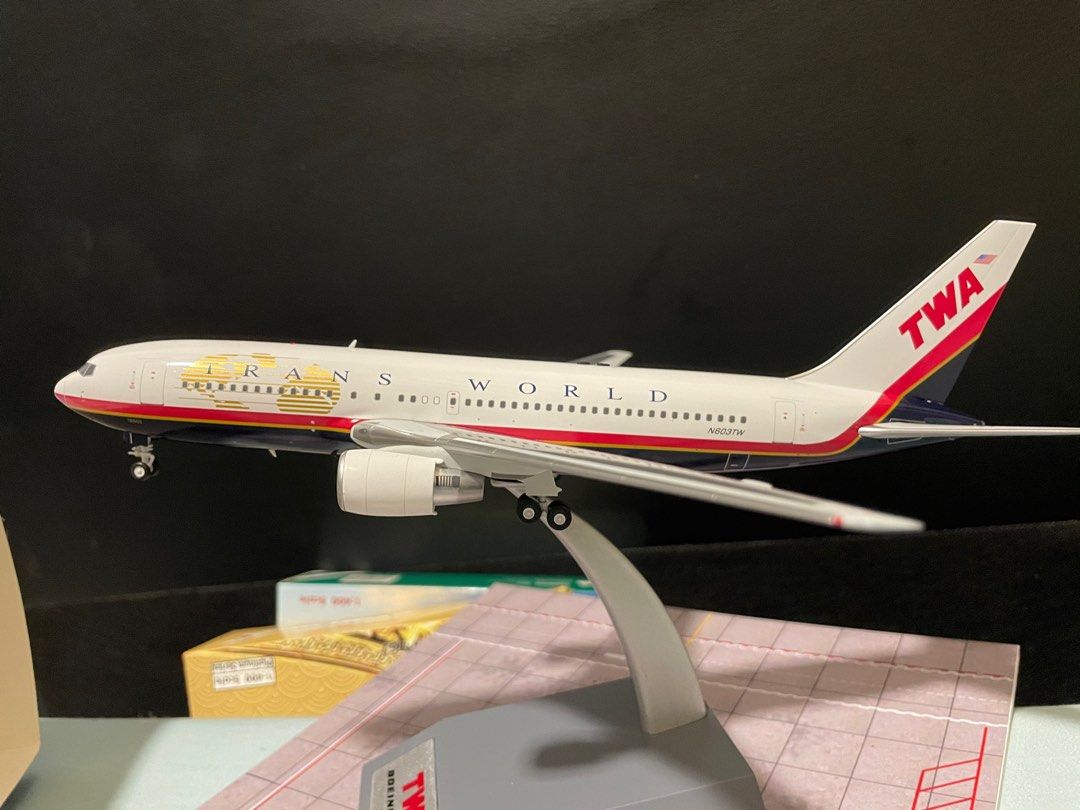 Inflight 200 1/200 TWA 767-200 special livery N603TW full metal diecast ...