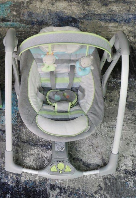 Ingenuity Power Adapt Portable Swing | Baby Swing Rocker, Babies & Kids ...