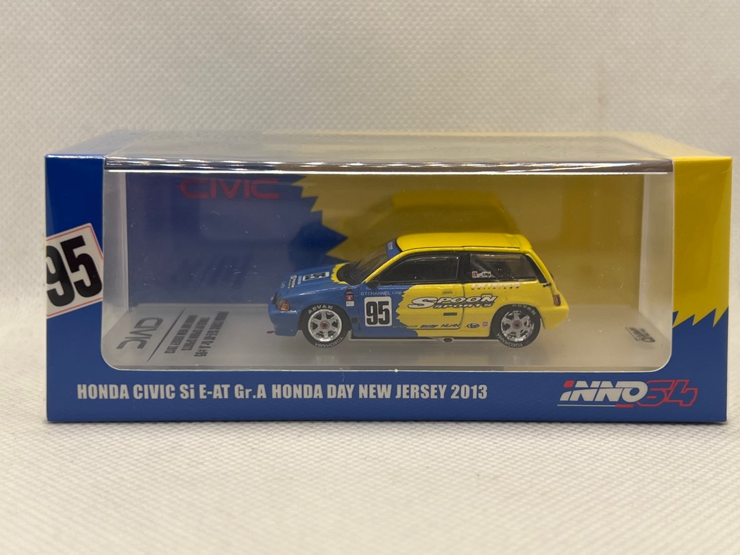 Inno64 1/64 Spoon Honda Civic EF, Hobbies & Toys, Toys & Games on Carousell