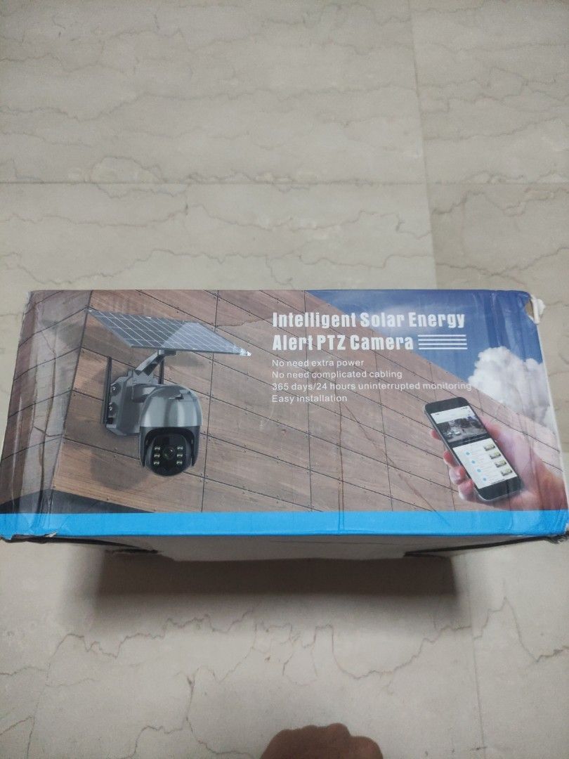 Intelligent solar alert ptz camera, Furniture & Home Living, Security ...