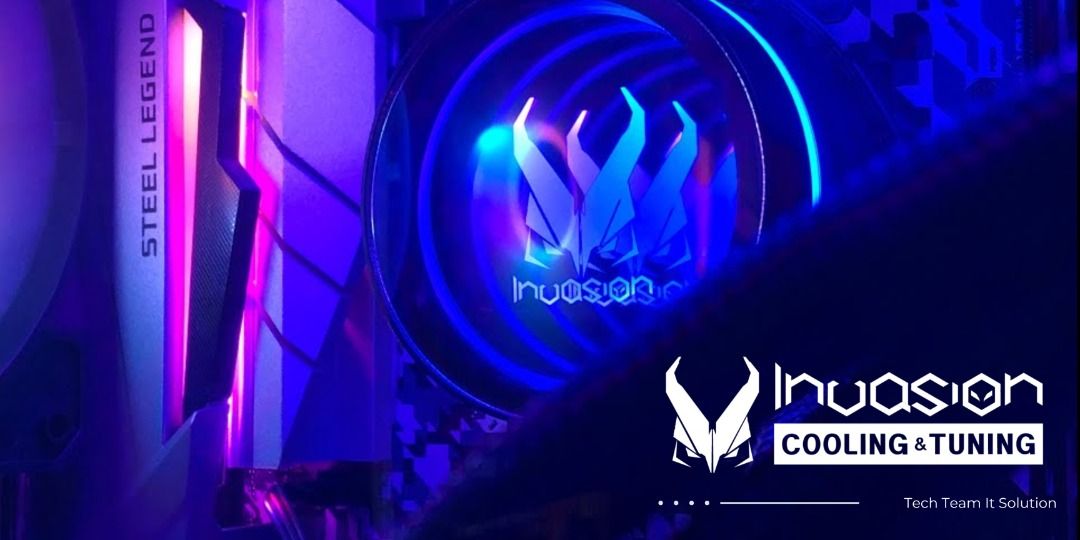 Invasion DX-240 RGB AIO Cooler (Black/White), Computers & Tech, Parts ...