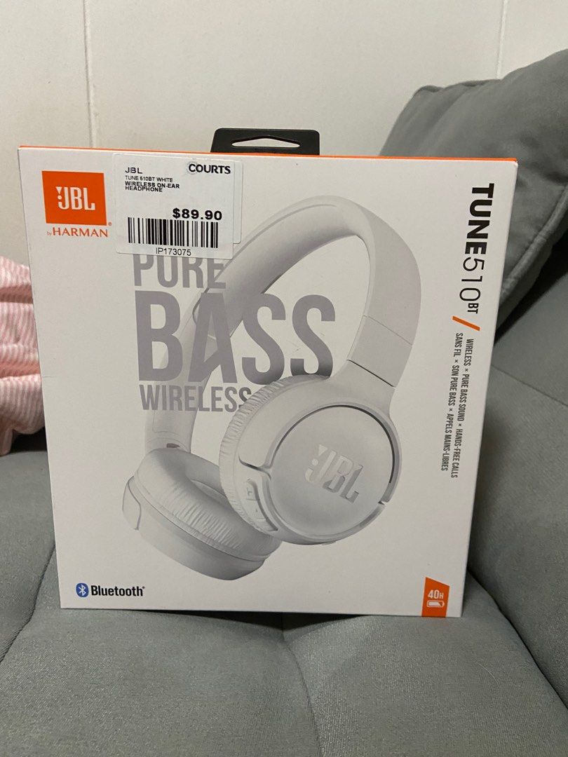 JBL Pure Bass Wireless Headphone, Audio, Headphones & Headsets on Carousell