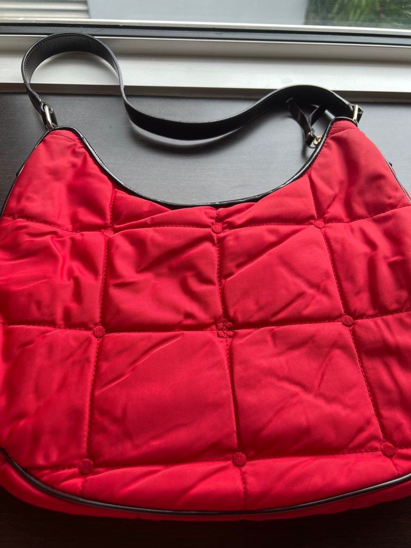 Kate Spade Bright Red Bag, Women's Fashion, Bags & Wallets, Shoulder ...