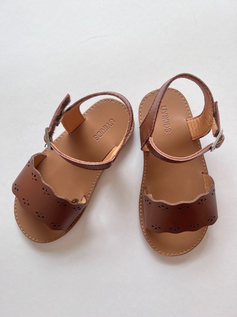 Kids Leather Sandals, Babies & Kids, Babies & Kids Fashion on Carousell