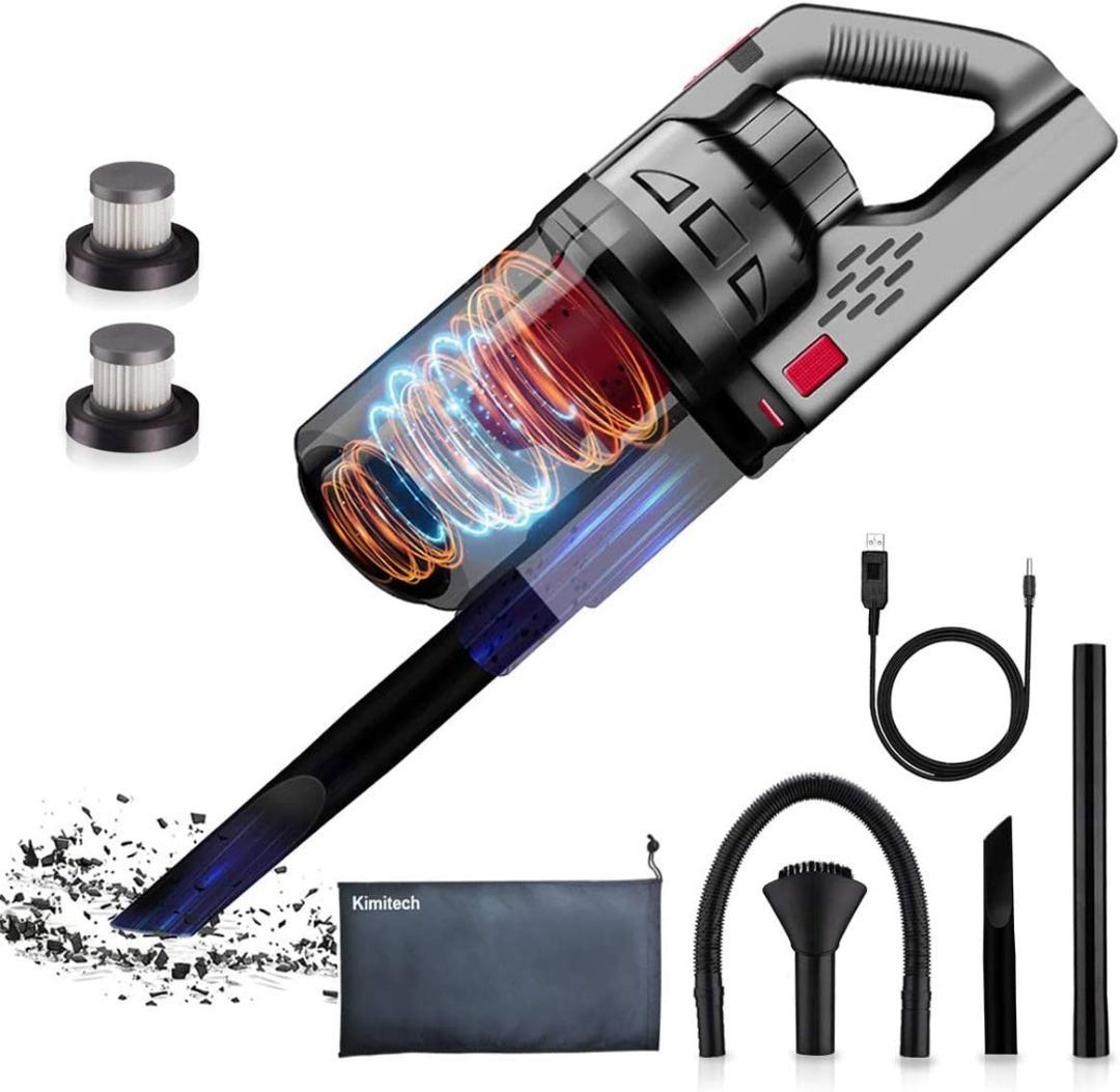 Kimitech Handheld Vacuum Cyclone Cleaner USB Cordless Rechargeable ...
