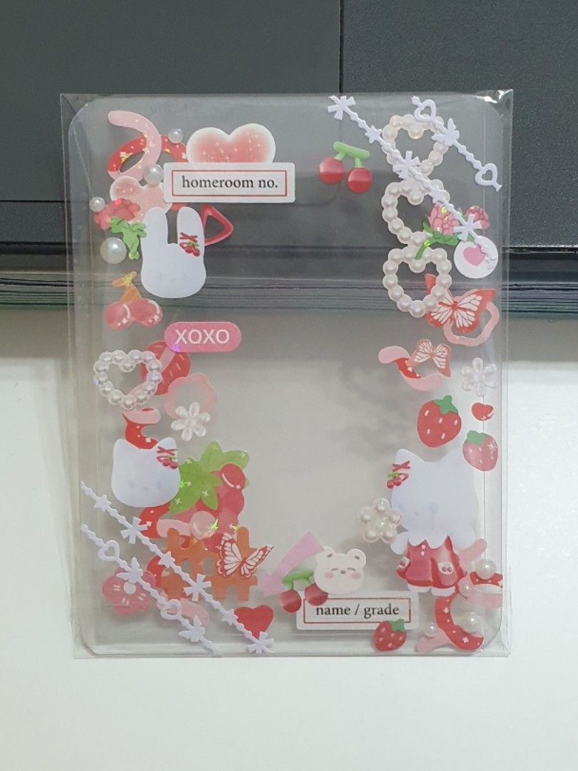 kr official stickers !! wts lfb deco tl, cherry themed, Hobbies & Toys ...