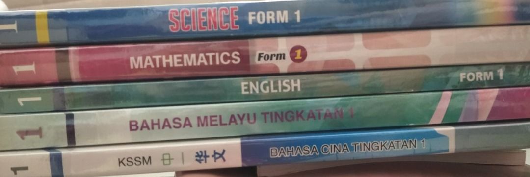 KSSM FORM 1 Textbook 6 books ( DLP ), Hobbies & Toys, Books & Magazines ...