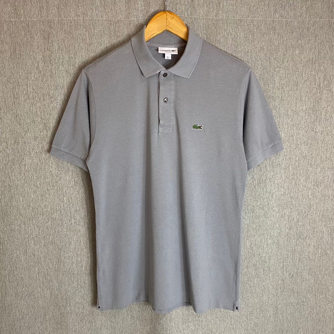 Lacoste - Polo Gray, Men's Fashion, Activewear on Carousell