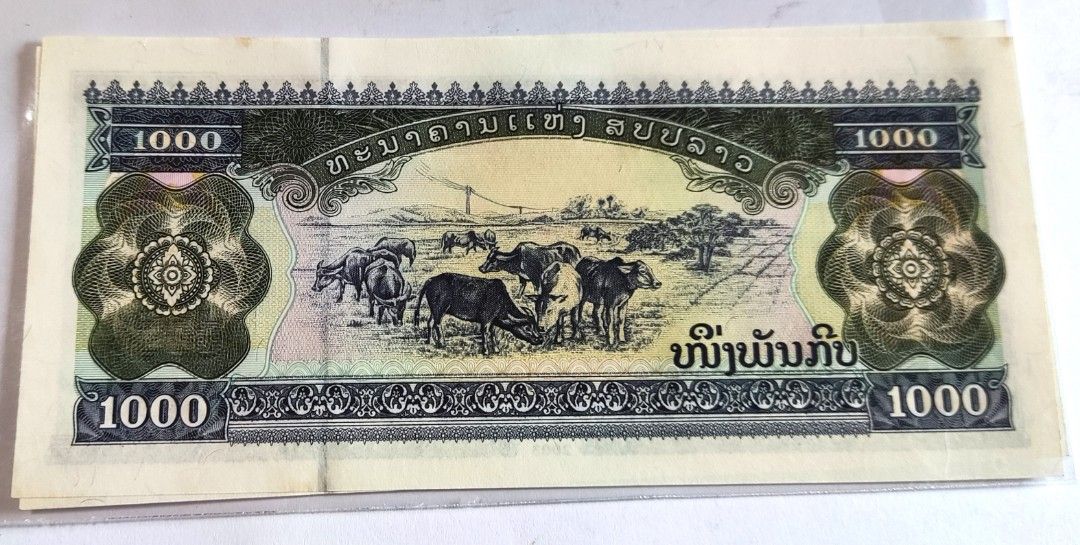 Laos Bank Notes 1000, Hobbies & Toys, Memorabilia & Collectibles ...