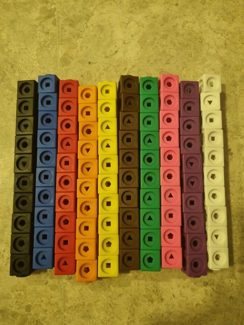 Learning resources math cubes, Hobbies & Toys, Toys & Games on Carousell