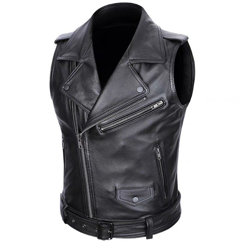 Leather jacket vest, Men's Fashion, Coats, Jackets and Outerwear on ...