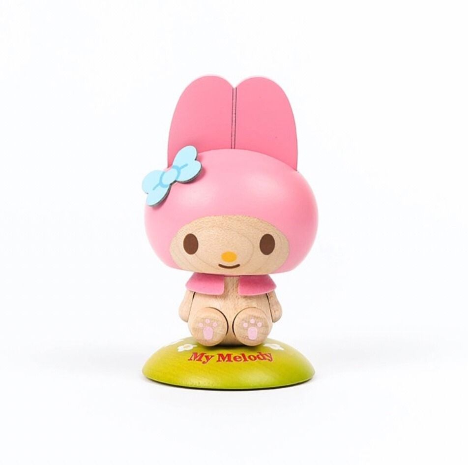 Licensed My Melody Head Swinging Wooden Figure Display, Hobbies & Toys ...