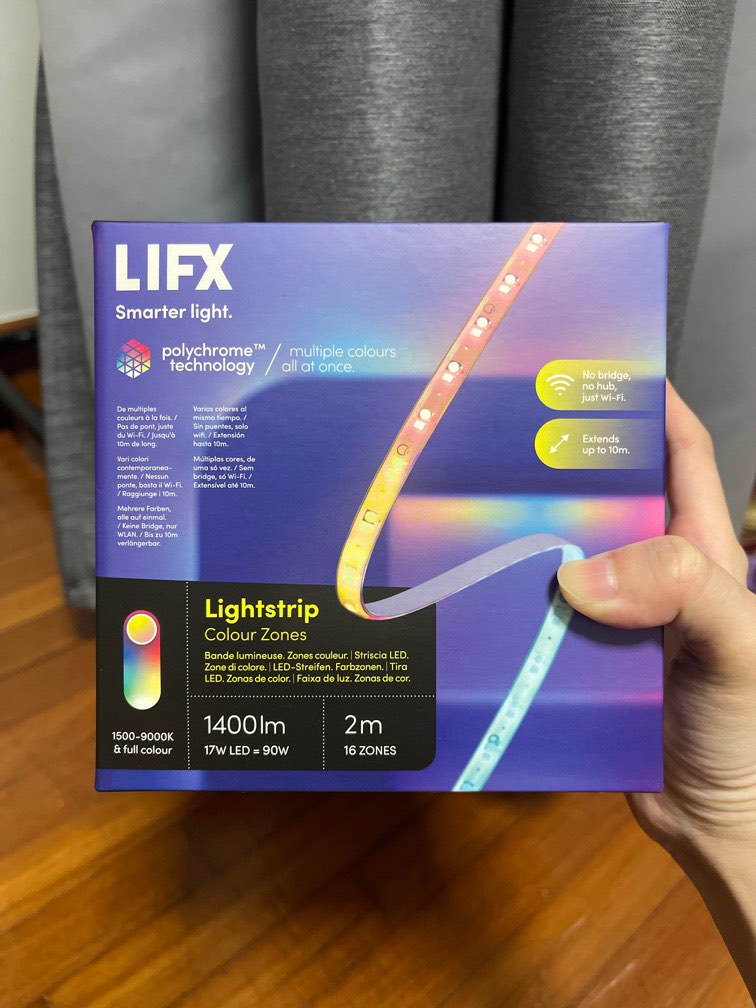 Lifx led 2m strip smart led clearance, Furniture & Home Living ...