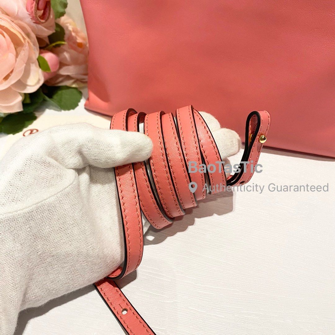 Loewe Flamenco Mini Coral Pink, Luxury, Bags & Wallets on Carousell