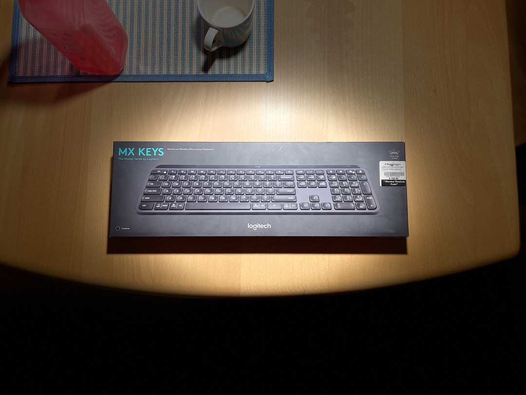 Logi Logitech MX Keys Keyboard Computers Tech Parts Accessories Computer Keyboard On