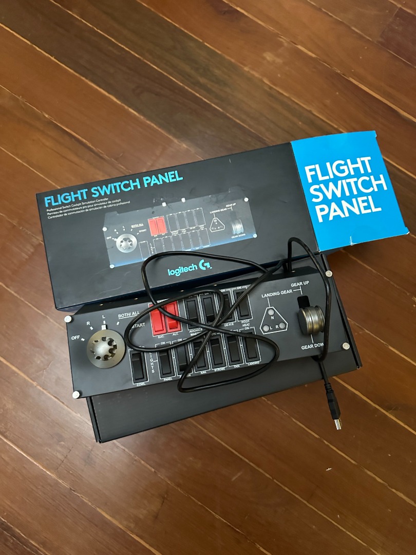 Logitech Flight Switch Panel Flight Simulator, Computers & Tech, Parts ...