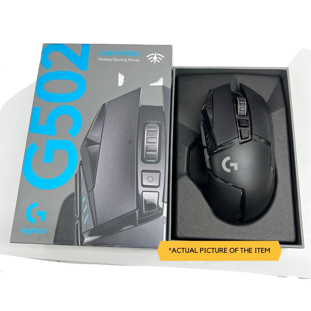 Logitech G502 Lightspeed Wireless Gaming Mouse, 25k Gaming sensor, Full ...