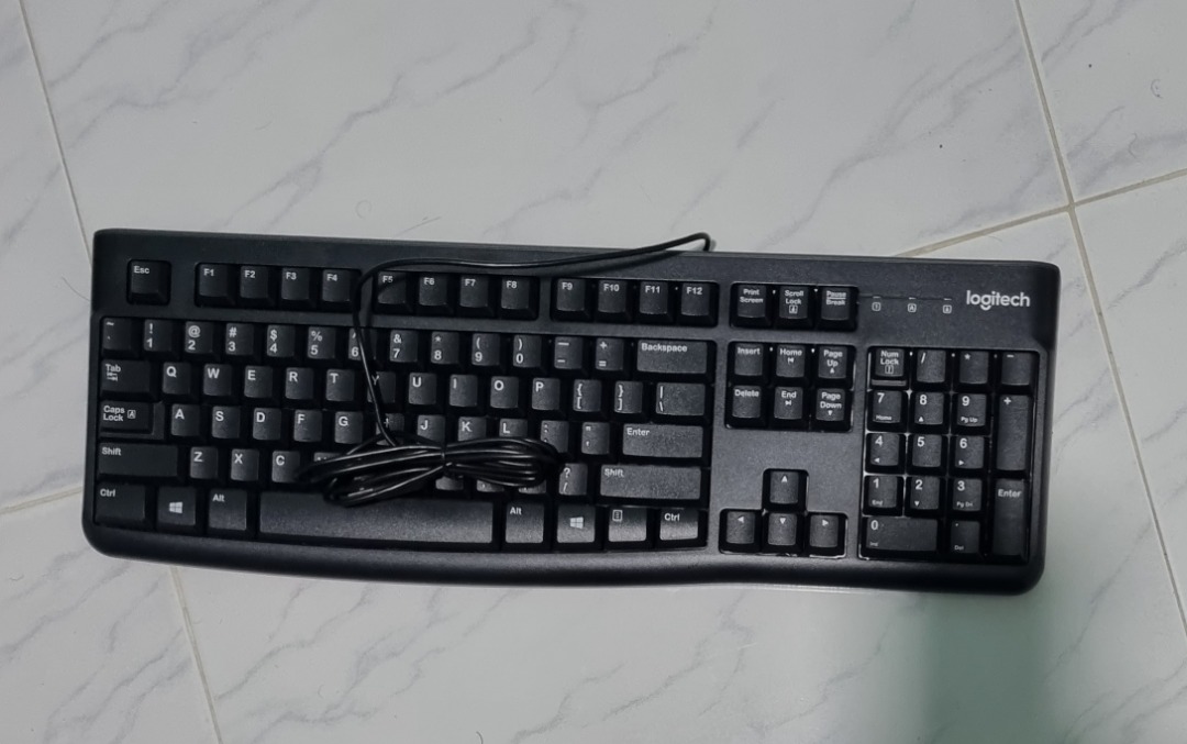 Logitech Wired Keyboard, Computers & Tech, Parts & Accessories ...