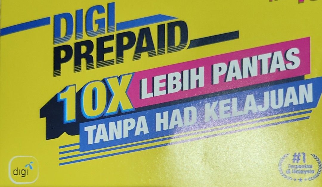 Malaysia Digi prepaid simcard, Mobile Phones & Gadgets, Mobile & Gadget ...