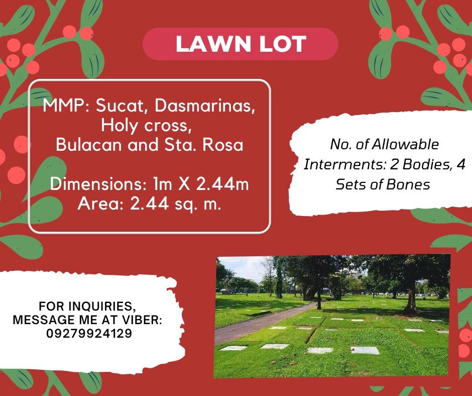 MANILA MEMORIAL PARK LOT AND COLUMBARIUM FOR SALE!!!, Property, For ...
