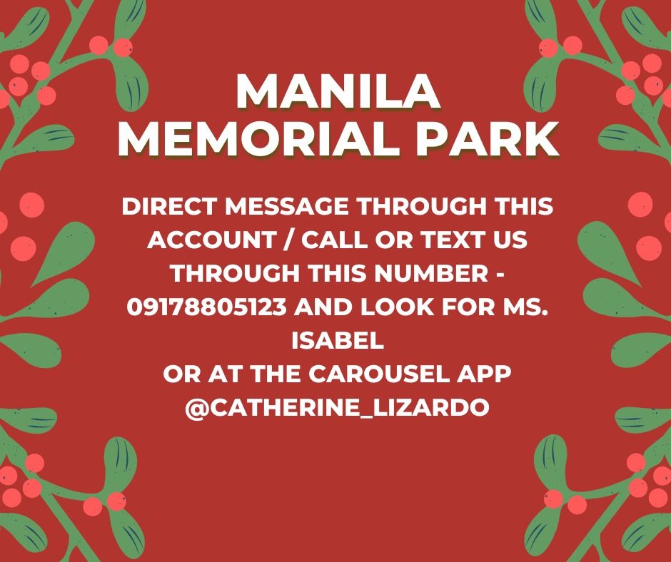 MANILA MEMORIAL PARK LOT AND COLUMBARIUM FOR SALE!!!, Property, For ...