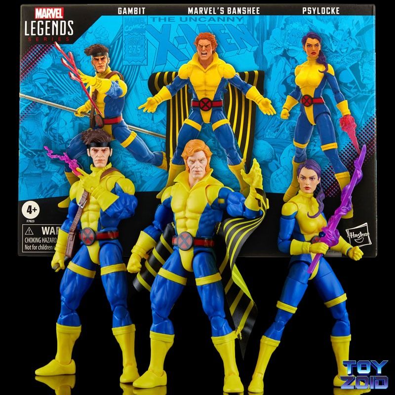 Marvel Legends X-Men Banshee Gambit Psylocke 3 Pack, Hobbies & Toys, Toys & Games on Carousell