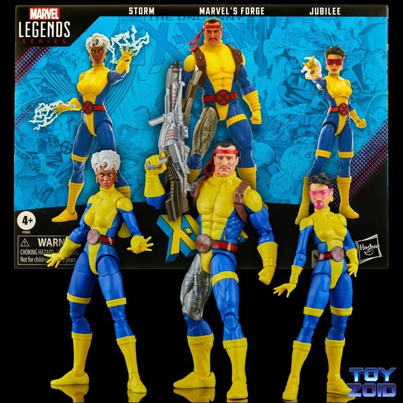 Marvel Legends X-Men Forge Storm Jubilee 3 Pack, Hobbies & Toys, Toys ...