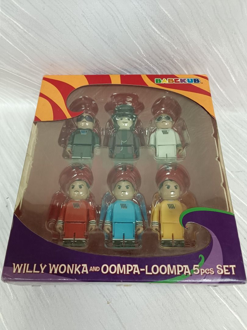 Medicom Toy BABEKUB Willy Wonka and Oompa-Loompa set_44, 興趣及遊戲, 玩具 & 遊戲 ...