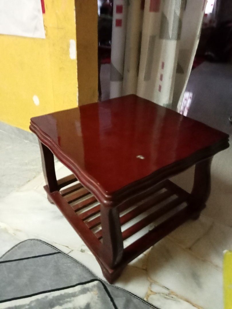 Meja vintage kayu solid, Hobbies & Toys, Collectibles & Memorabilia ...