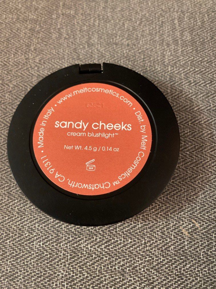 Melt cosmetics cream blush light in Sandy cheeks, Beauty & Personal ...