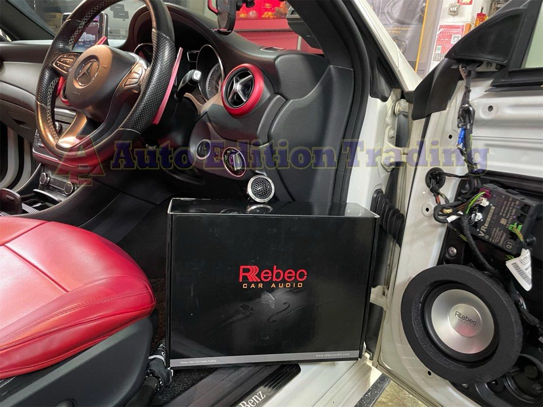 Mercedes CLA W117 on Rebec Car Audio || Package with speakers + DSP ...
