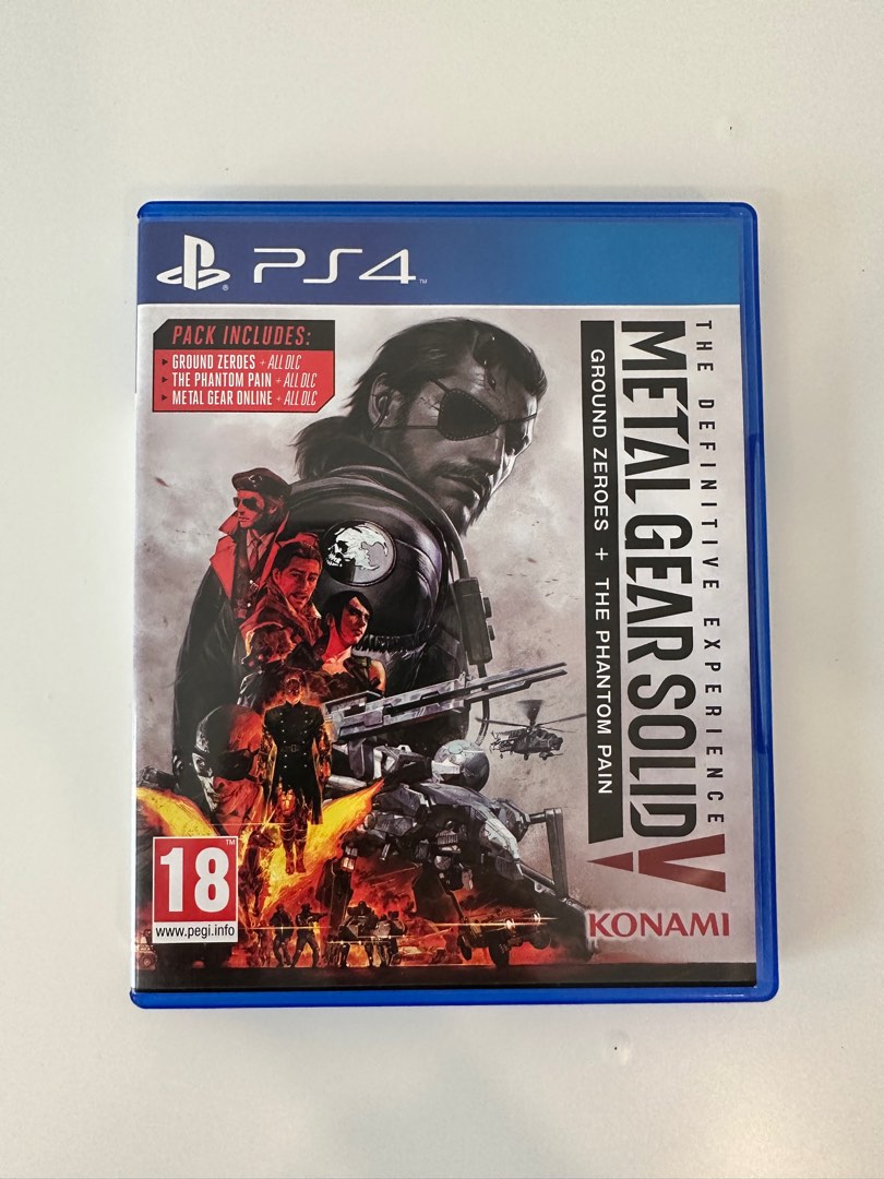 Metal Gear Solid V Ground Zeroes + The Phantom Pain PS4 game, Video ...