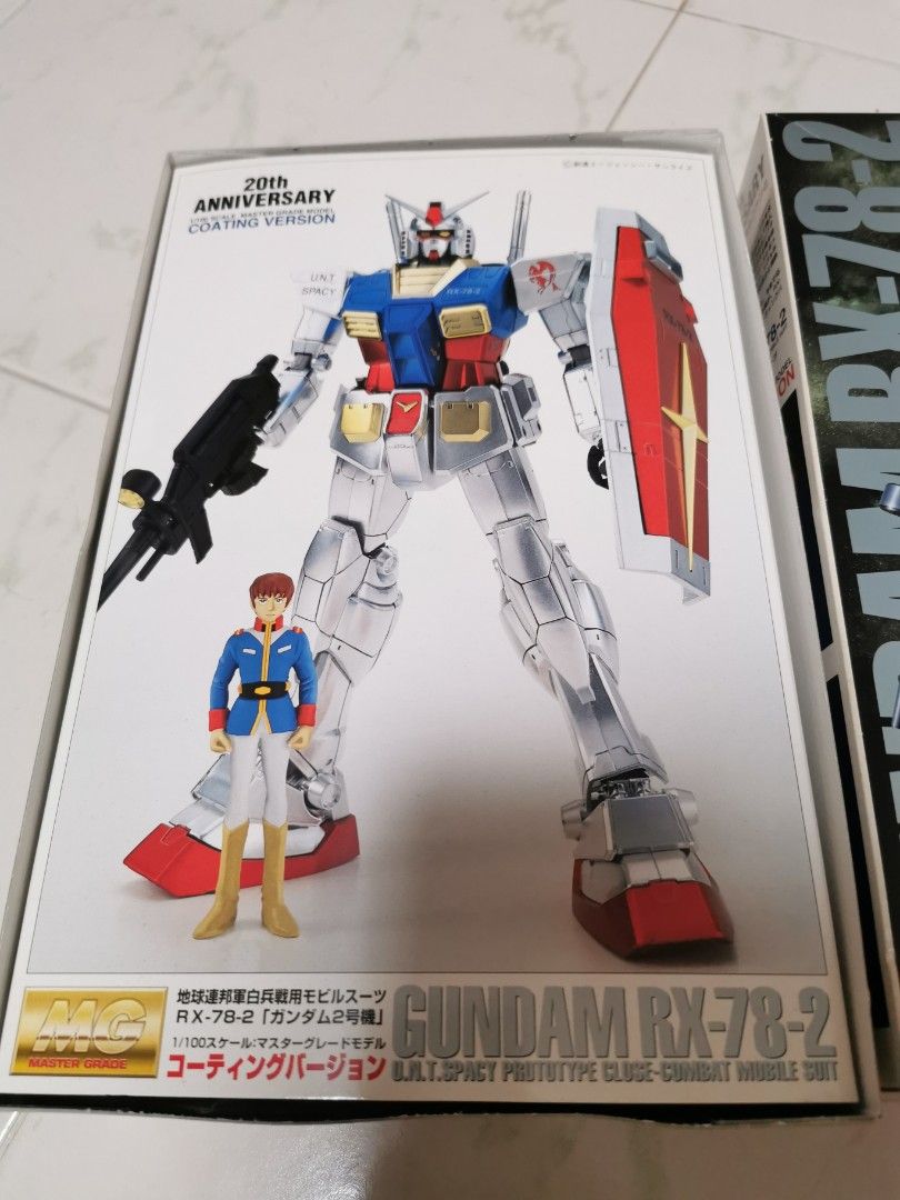 MG Gundam RX-78-2 20th Anniversary Coating Version, Hobbies & Toys, Toys & Games on Carousell